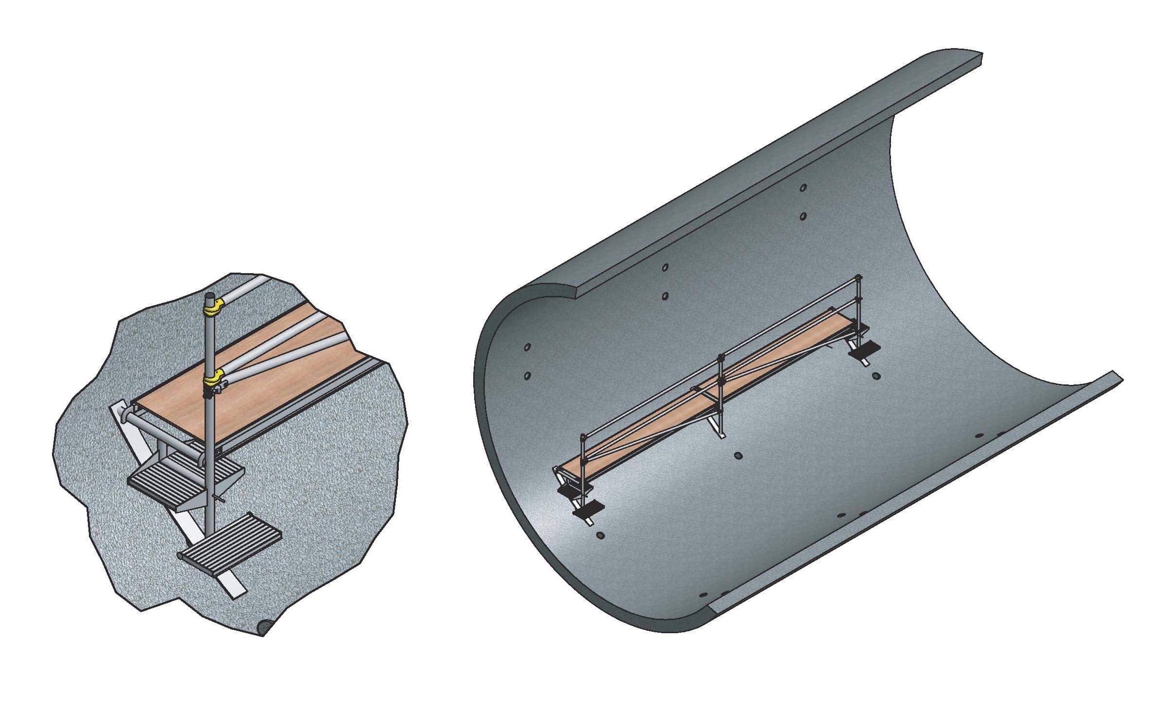 Tunnel Access Walkways