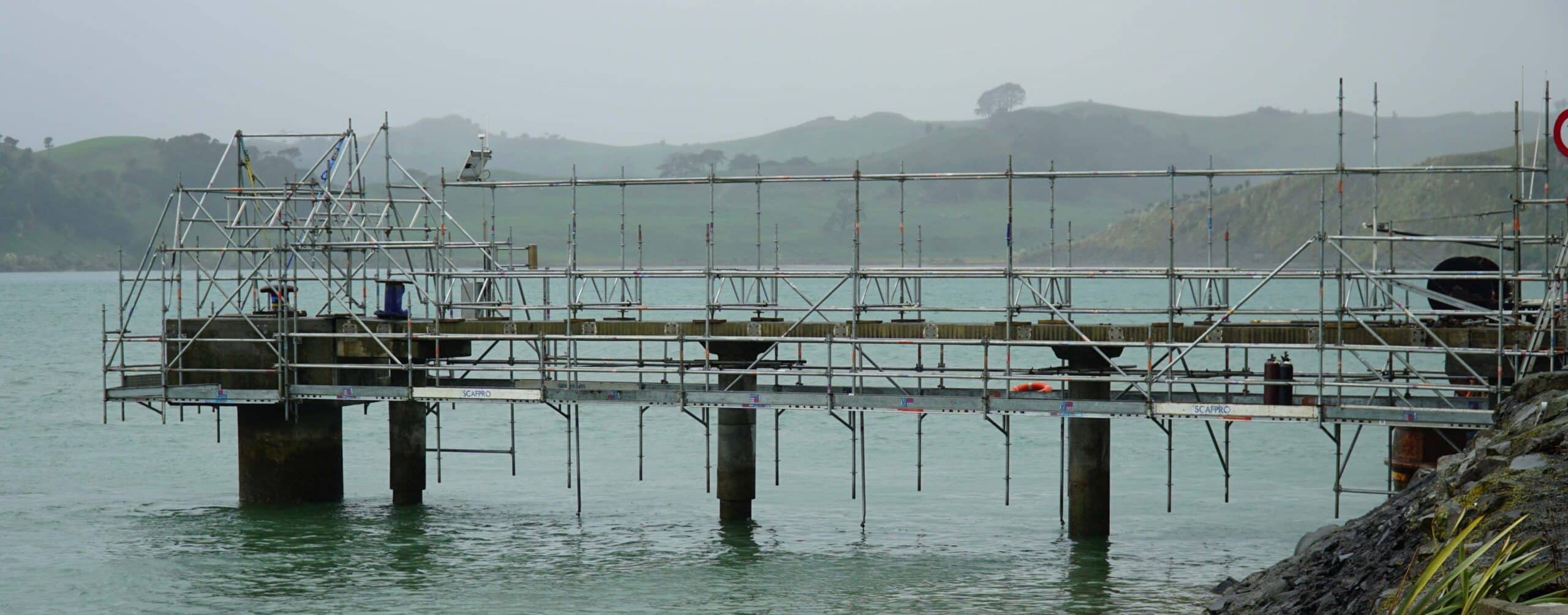 Proscaf Wharf Project With Scafpro Limited And Heb Construction ...