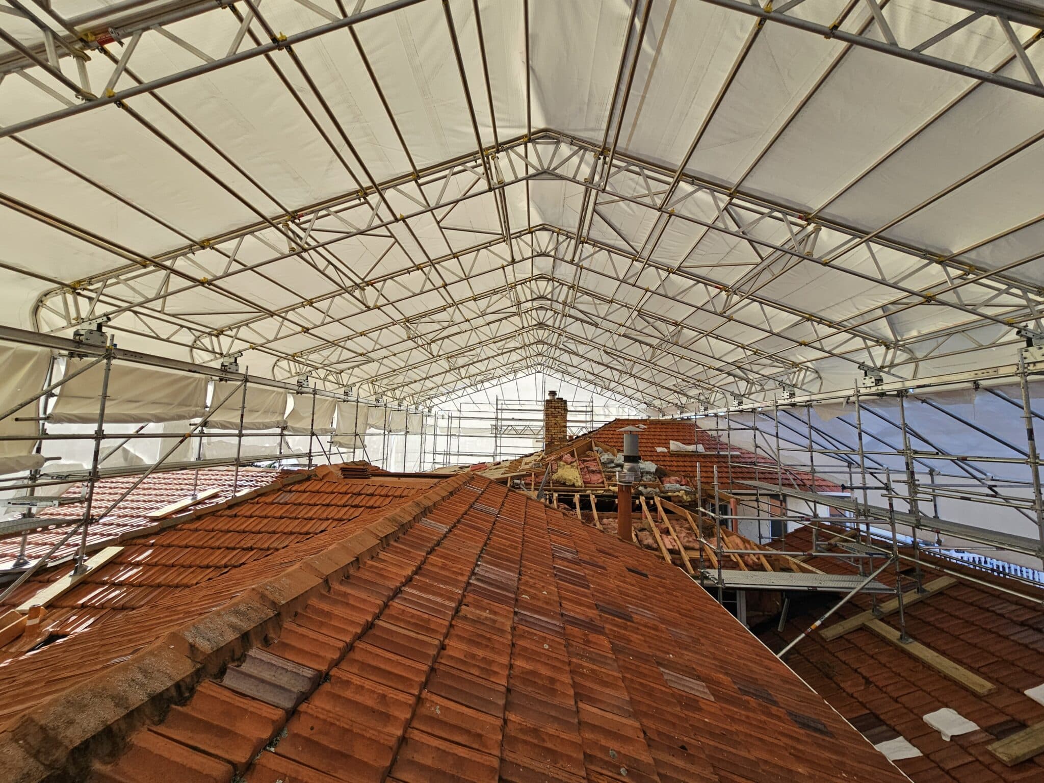 Rolling SmartRoof | NZ's Superior Keder Scaffolding Roof